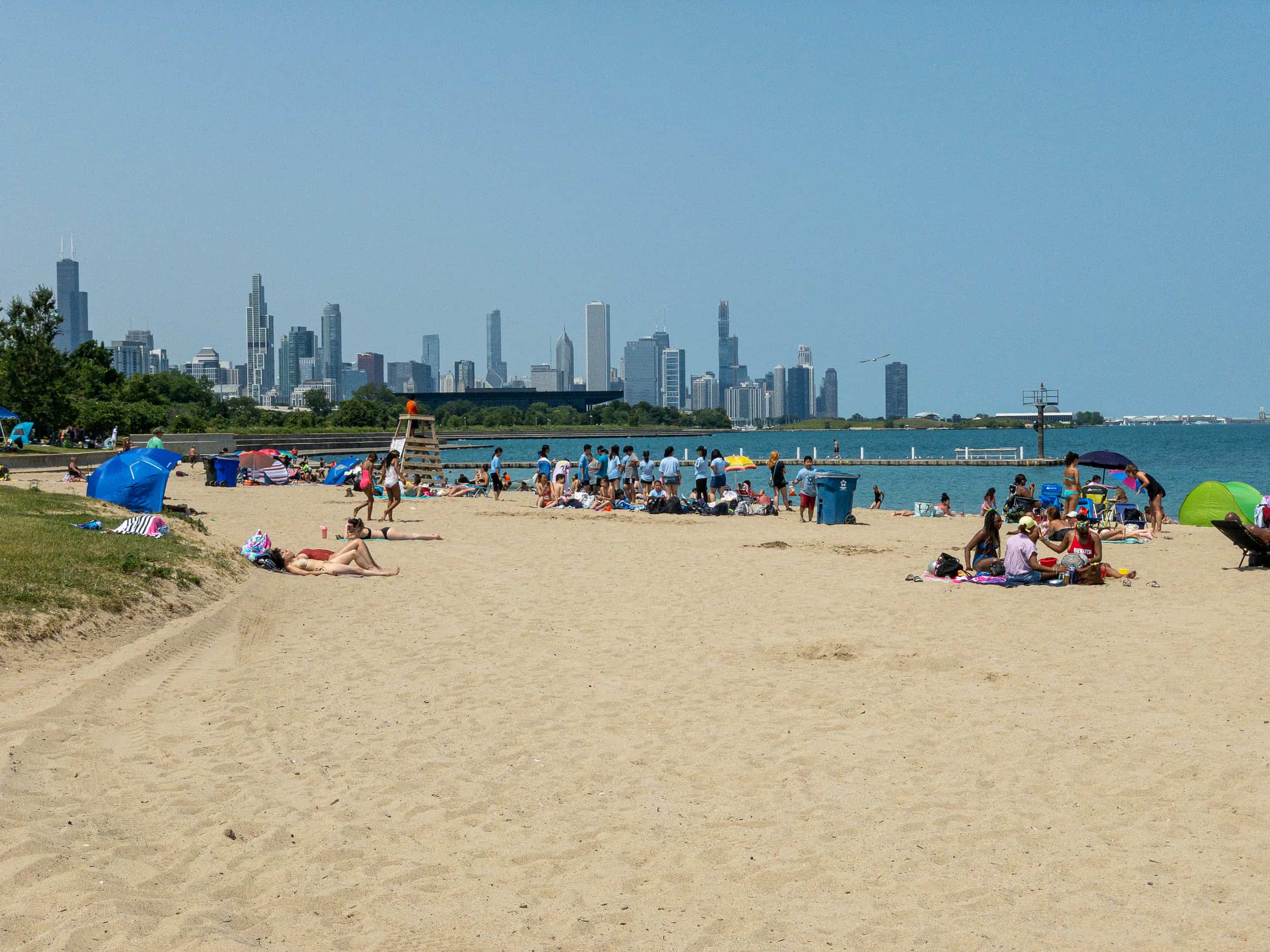Margaret T. Burroughs Beach Chicago Traveler