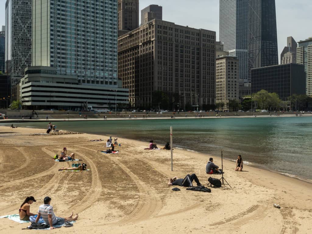 Ohio Street Beach Chicago Traveler
